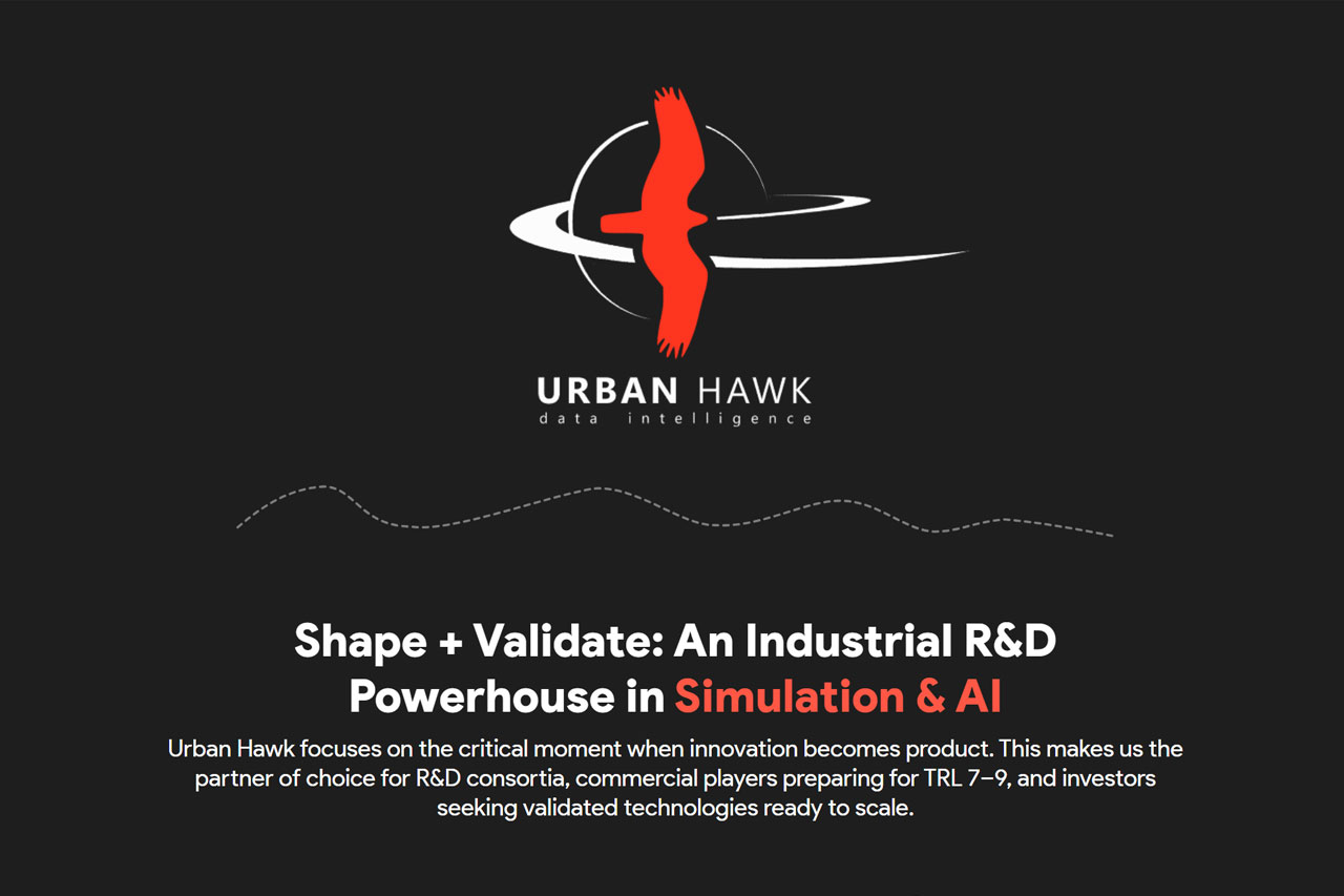 Shape + Validate | Industrial R&D in Simulation & AI - Urban Hawk